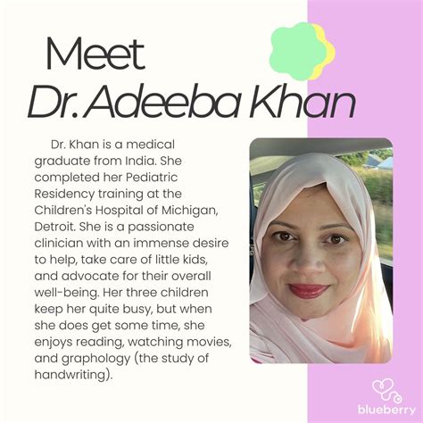 Dr Adeeba Khans Approach To Soothing My Worried Momma Heart Was