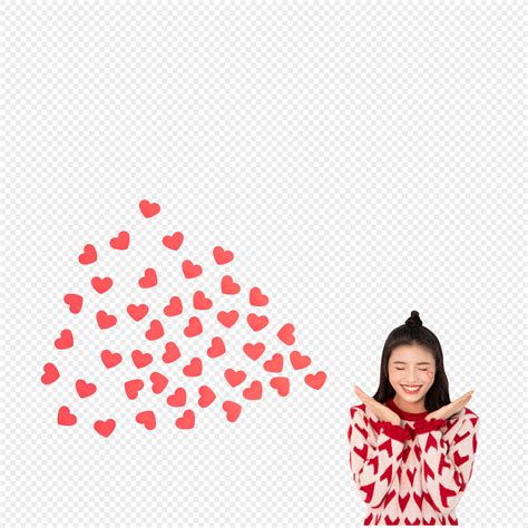 돌보는 벽과 함께 포즈를 취하는 여자 Png 일러스트 무료 다운로드 Lovepik