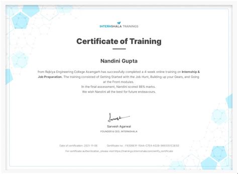 nandini gupta on linkedin internship job training jobhunt building