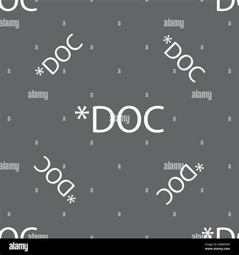 File Document Icon Download Doc Button Doc File Extension Symbol