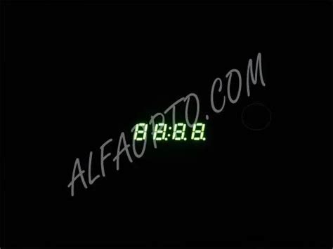 Seven Segment Clock Led Display 7 Segment Four Digit Clock Display