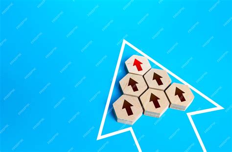 Premium Photo The Unidirectional Arrows Are Combined Into A Large Arrow Organizing Into An