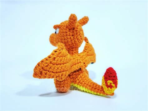 Charizard Crochet Pattern Pdf Plushie Amigurumi Pattern In English Etsy