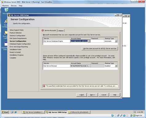 installing sql server express 2008 on windows server 2003 · james skemp