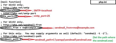 Как настроить Xampp для отправки почты с помощью Php