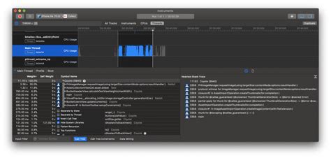 Xcode Instruments Usage To Improve App Performance