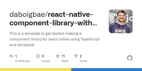 GitHub Daboigbae React Native Component Library With Storybook Template This Is A Template To