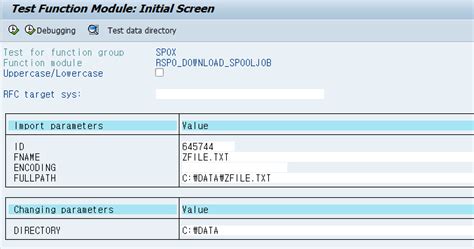 abap tip note abap tip download spool data