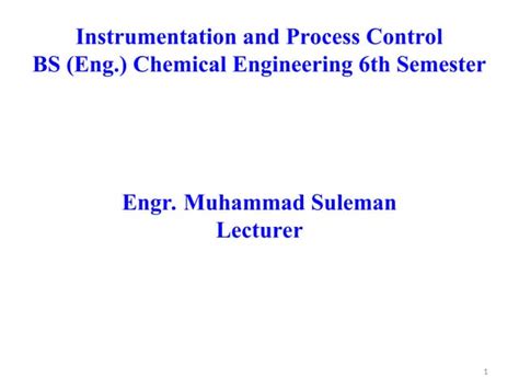 Lecture 01 Ipc Ppt Ipc Process Control Basics Ppt