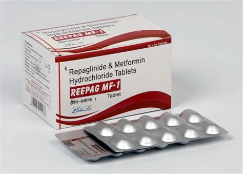 Repaglinide 2 Mg And Metformin 500 Mg Tablets At ₹ 84stripe In Thane Id 2853104206955