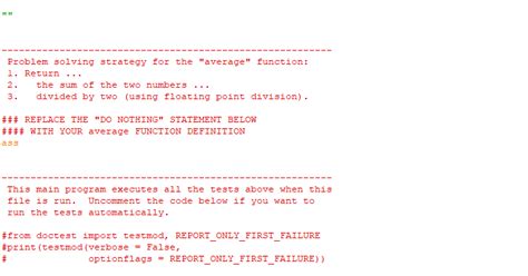 Solved Passproblem Solving Strategy For The Average