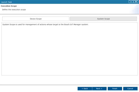 Create A Task Via The Manager Ui Bosch Iot Device Management