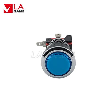 20 Pcs Chrome Plating Lliluminated Arcade Button D Grandado