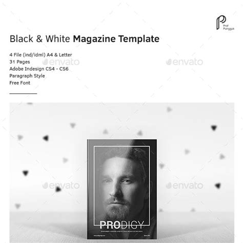 Blacked Magazine Templates Graphicriver
