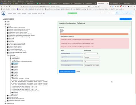 When Updating Config Defaults After Adding A New Config Name Errors Are Thrown Sometimes
