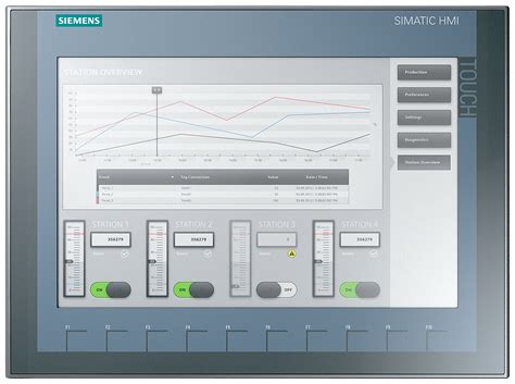 interface ihm touch 12 ktp1200 dp basic 6av21232ma030ax0 dimensional