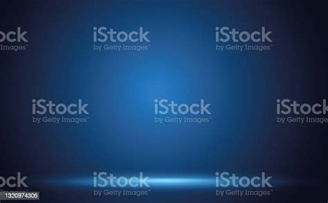 텍스트에 대한 조명과 공간이있는 파란색 그라데이션 벽 스튜디오 빈 방 추상적 배경 배경 주제에 대한 스톡 벡터 아트 및 기타 이미지 배경 주제 파란색 파란색 배경