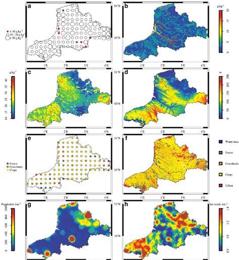 The Potential Covariates For Explaining And Mapping The Spatial