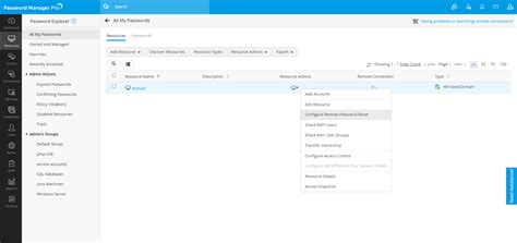Windows Service Accounts Password Reset