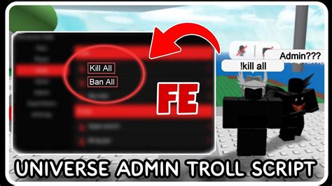 [ Fe ] Universe Admin Troll Script Roblox Scripts Super Op Trolling