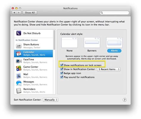 Keep Your Private Notifications Off Your Lock Screen In Mavericks Os X
