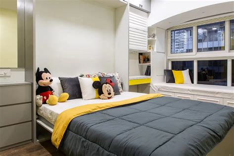 طراحی اتاق کودک مدرن با تختخواب تاشو Best Interior Designers Company