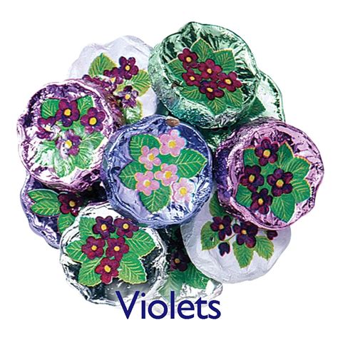 Chocolate Violets Candies 10lb