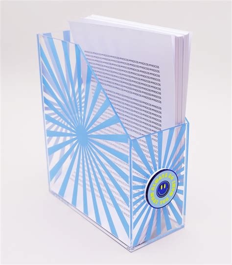 Plexiglass Paper Organizer Box