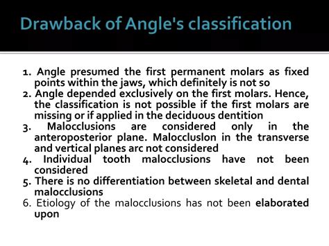 Classification Of Malocclusion Ppt Dental Health Diseases And Conditions