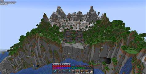 Cliffside Base The Cliffside Castle Rminecraftsurvival