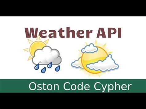 Open Weather API YouTube