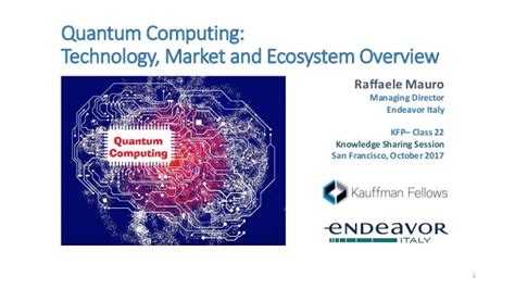 Quantum Computing Technology Market And Ecosystem Overview