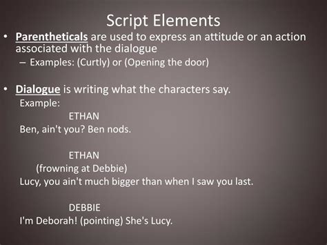 Ppt The Single Column Drama Script Powerpoint Presentation Free Download Id 2047674