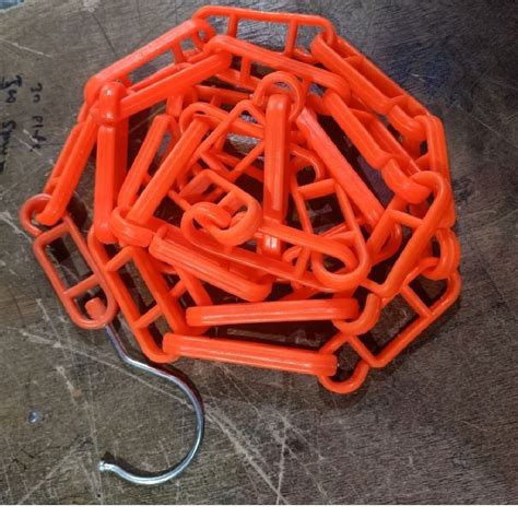 Orange Hdpe Plastic Chain At Rs 50 Piece In New Delhi Id 2851682639697