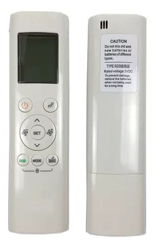 Control Remoto Rg b bge Para Aire Acondicionado Midea Cuotas sin interés