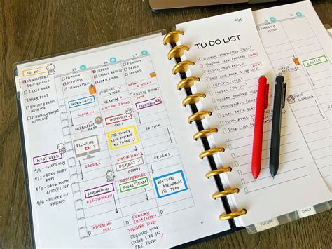 To Do List Inserts Etsy