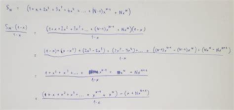 Calculus How Is The Partial Sum Of A Geometric Sequence Calculated