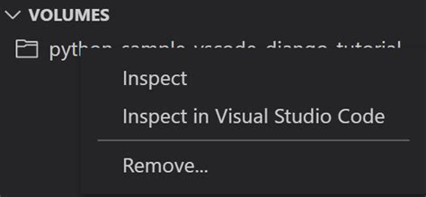 Renaming Inspect In VS Code To Explore Using Remote Containers Issue Microsoft Vscode
