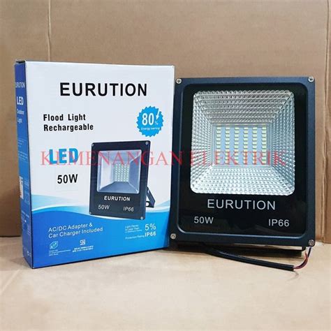 Jual LAMPU LED SOROT SMD 50 WATT 50 W EURUTION FLOOD LIGHT LED 50W 50WATT 220V OUTDOOR Shopee