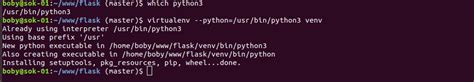 Creating And Using Virtualenv Serverok