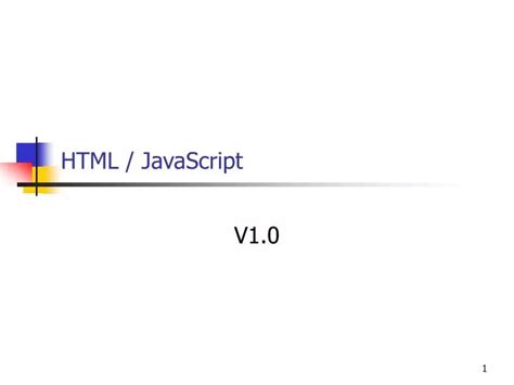 PPT HTML JavaScript PowerPoint Presentation Free Download ID