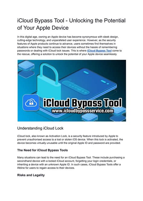 Icloud Bypass Tool Unlocking Your Apple Device By Icloud Bypass