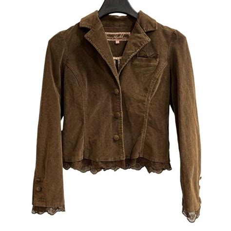 Mudd Jackets And Coats Vintage Mudd Corduroy Jacket Womens M Brown