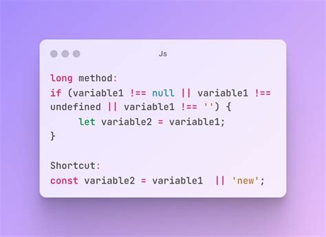 Siraj Panigrahi 🚀 On Linkedin Js Shortcut When Assigning A Variable