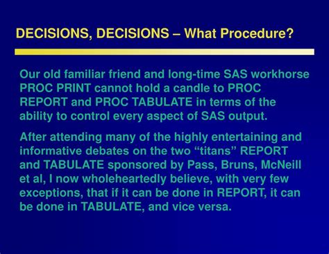 Ppt Proc Tabulate And Ods Rtf The Perfect Fit For Complex Tables