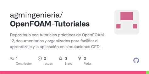 Github Agmingenieriaopenfoam Tutoriales Repositorio Con Tutoriales