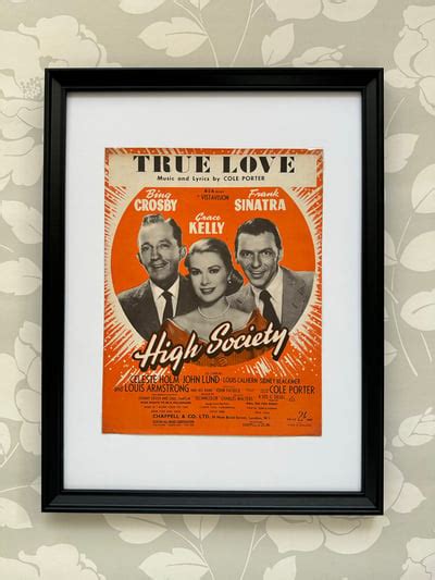 Framed Vintage Sheet Music Lorna Kyle