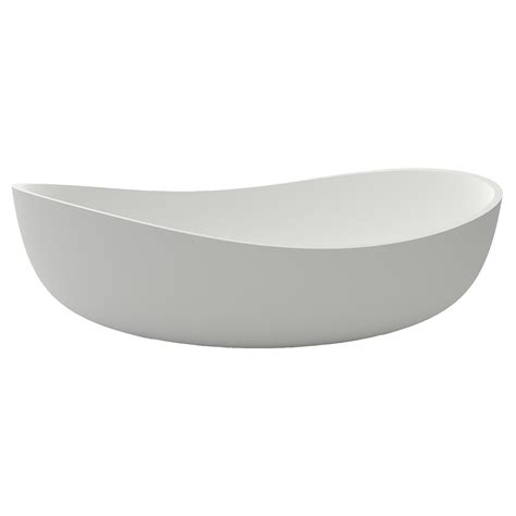 Раковина AZARIO 650x400x200 накладная из искусственного камня, белая ...