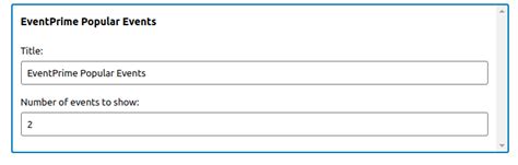 Event List Widgets Eventprime