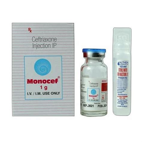 Ceftriaxone Monocef 1gm Injection At ₹ 111vial Nagpur Id